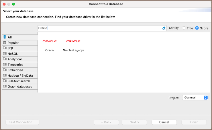 Oracle - DBeaver Documentation