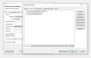 Teradata in DBeaver: Special extensions