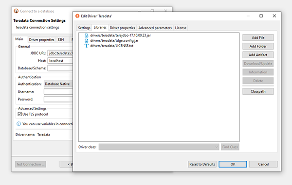 Teradata In DBeaver Special Extensions