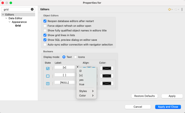 DBeaver Blog | Data Editor Overview