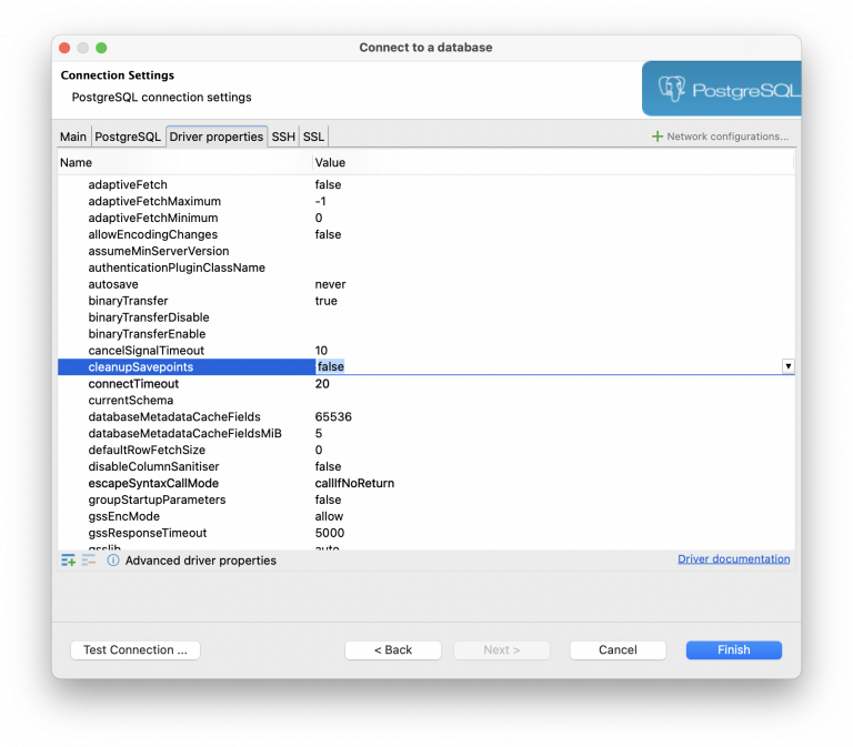 How to create a database connection in DBeaver