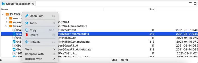 Easy management for AWS S3 files