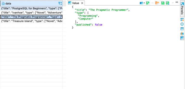 The most convenient way for data review