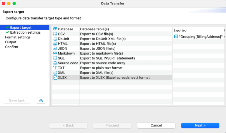 Build your report step by step