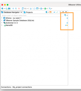 How to customize your Navigation Tree - DBeaver