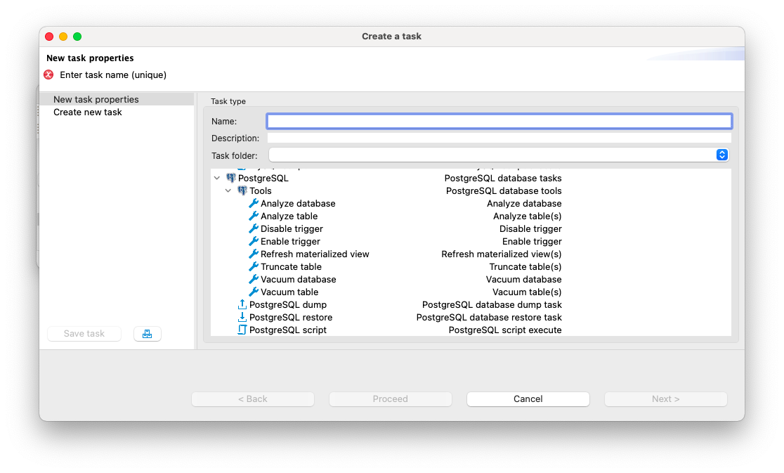 Working with tasks: how to get started - DBeaver