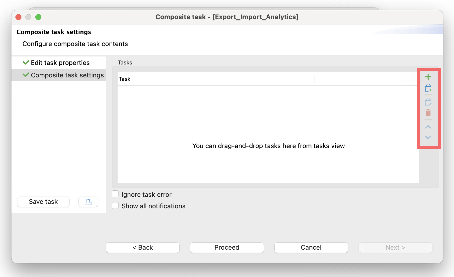 Composite tasks and how to create them