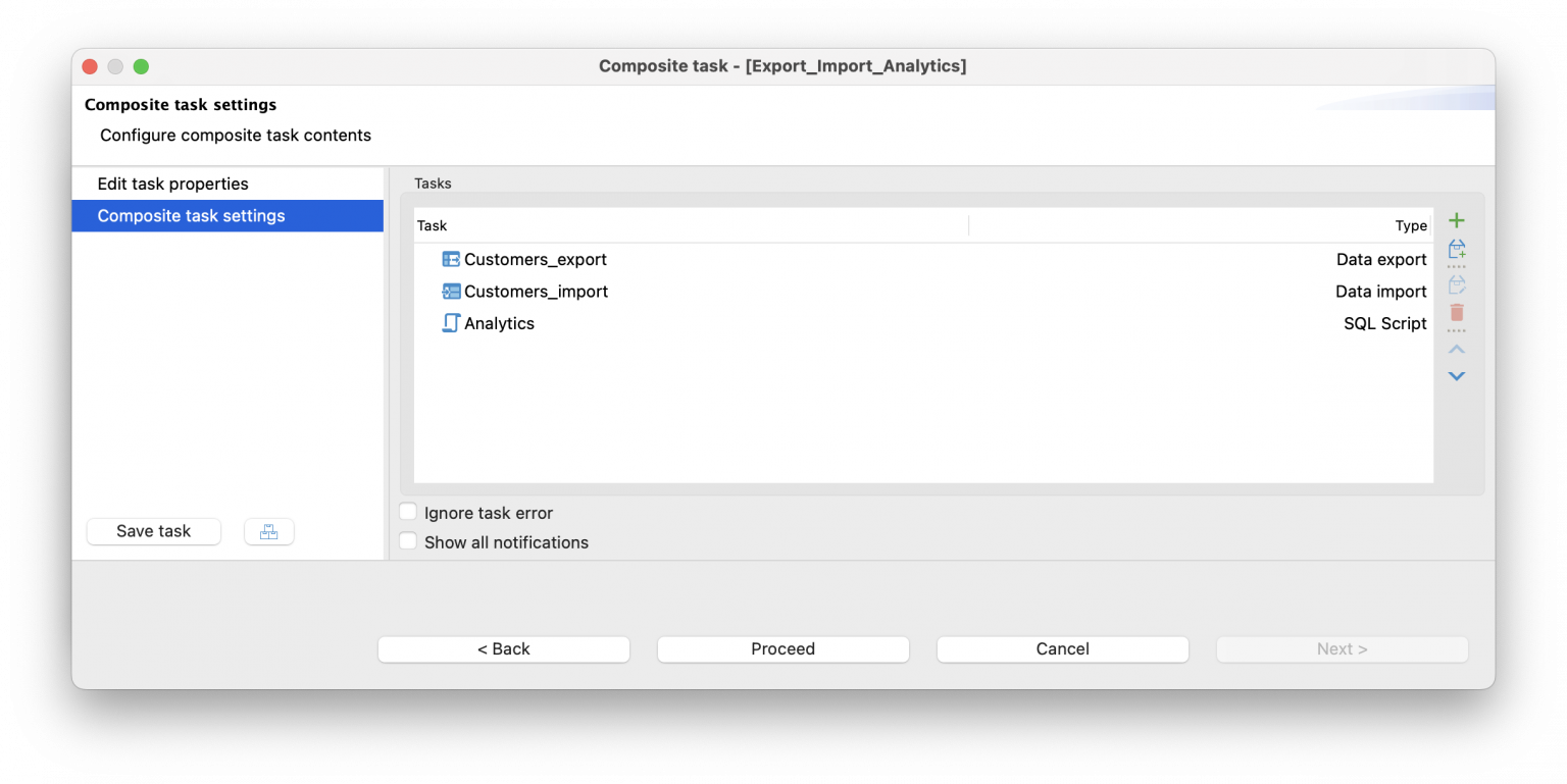 Composite tasks and how to create them