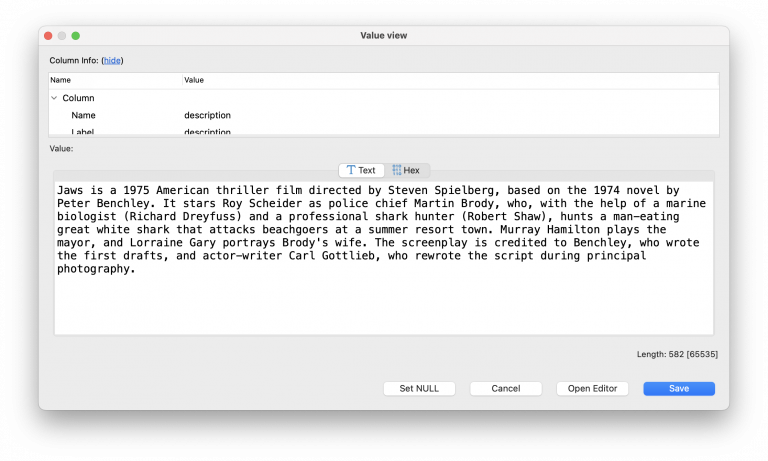 TOP-5 shortcuts for Data Editor