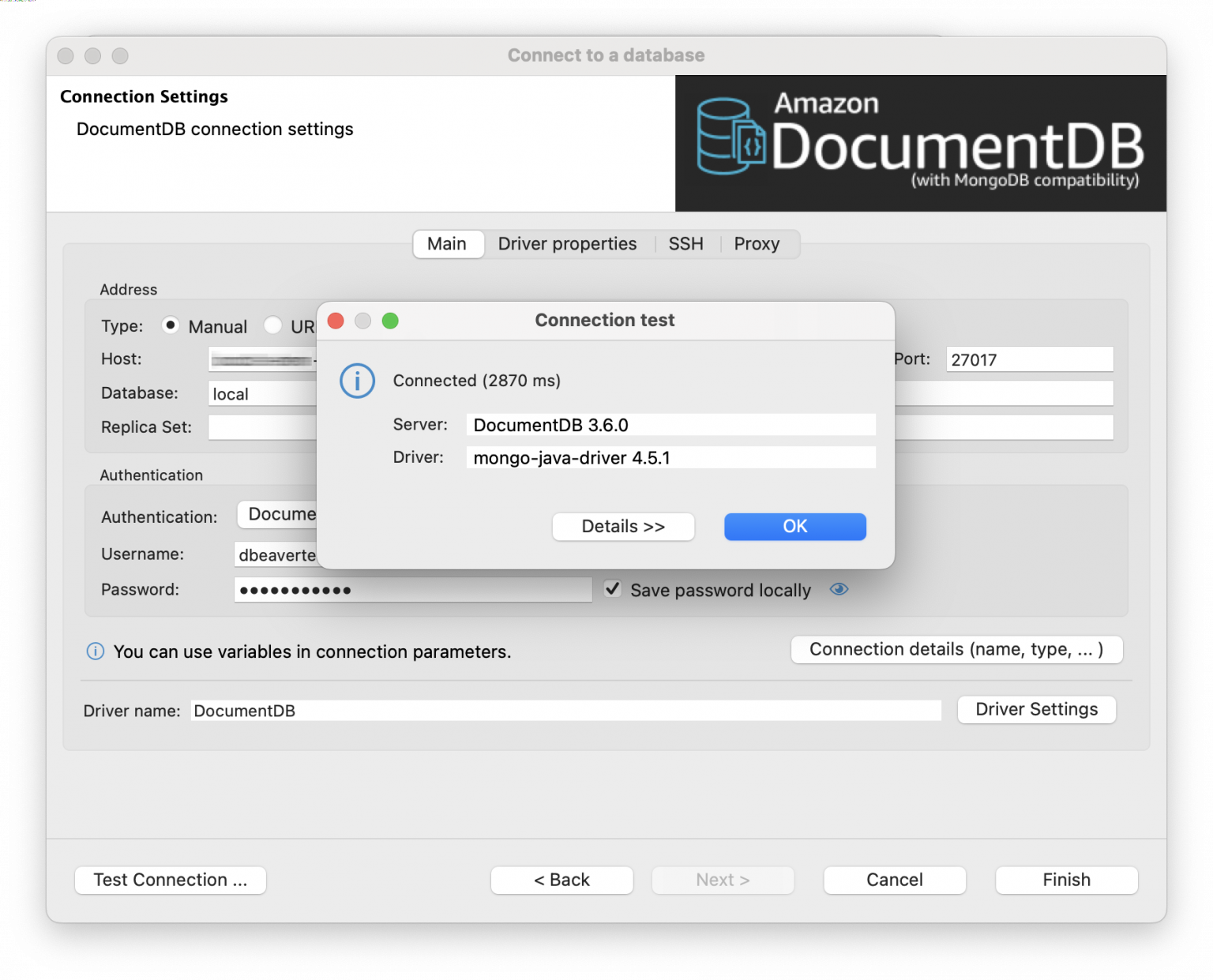 DBeaver Tutorial | Connect to DocumentDB