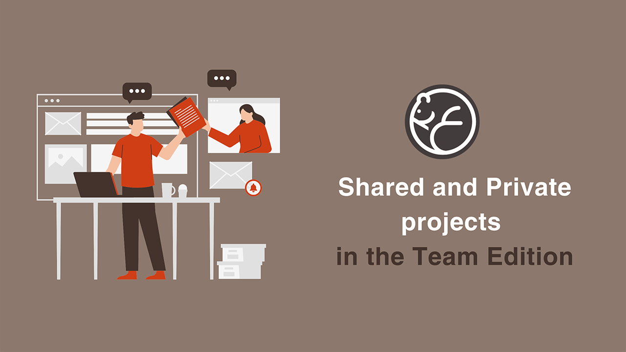 Shared and Private projects in the Team Edition