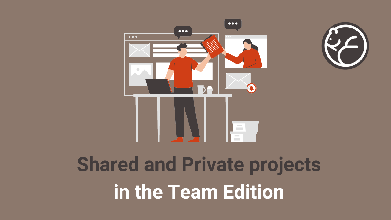 Shared and Private projects in the Team Edition