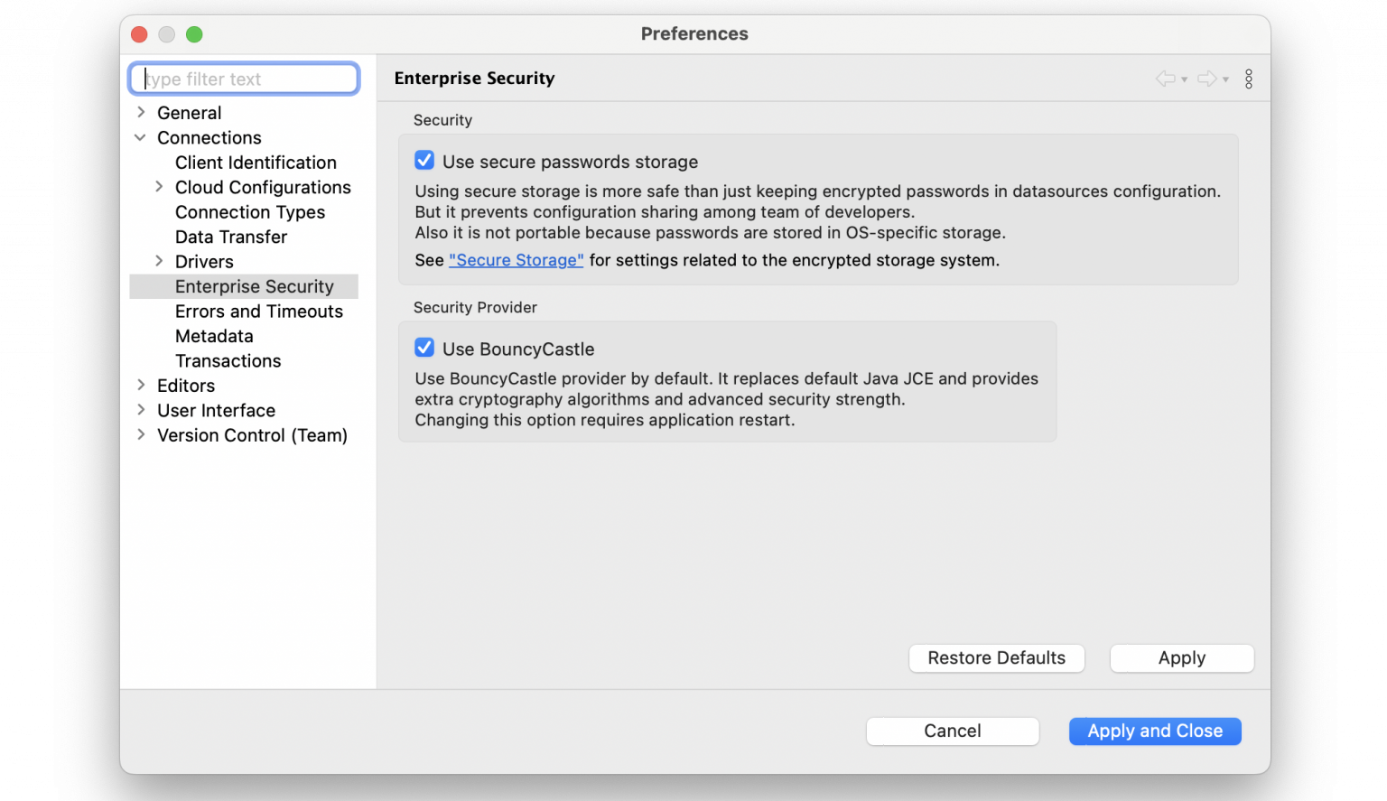 Security in DBeaver PRO: questions and answers - DBeaver