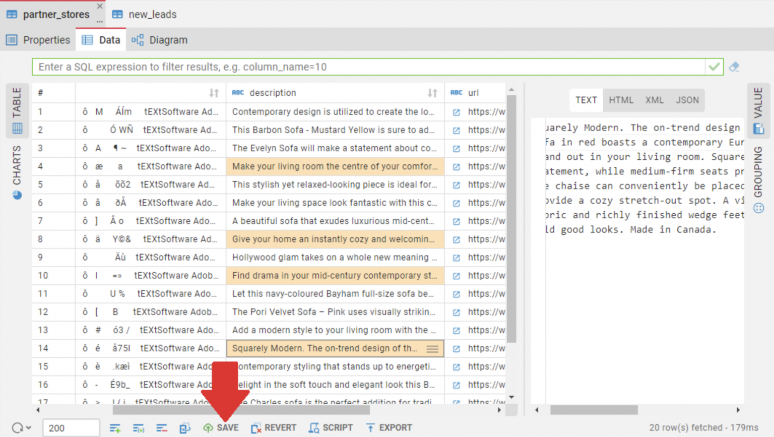 How the Value and Grouping Panels extend CloudBeaver's capabilities ...