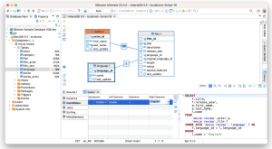 Two ways to use Visual Query Builder in DBeaver