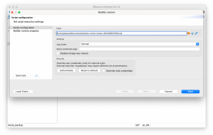 Backup and restore your database in DBeaver