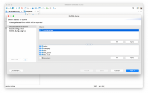 Backup and restore your database in DBeaver
