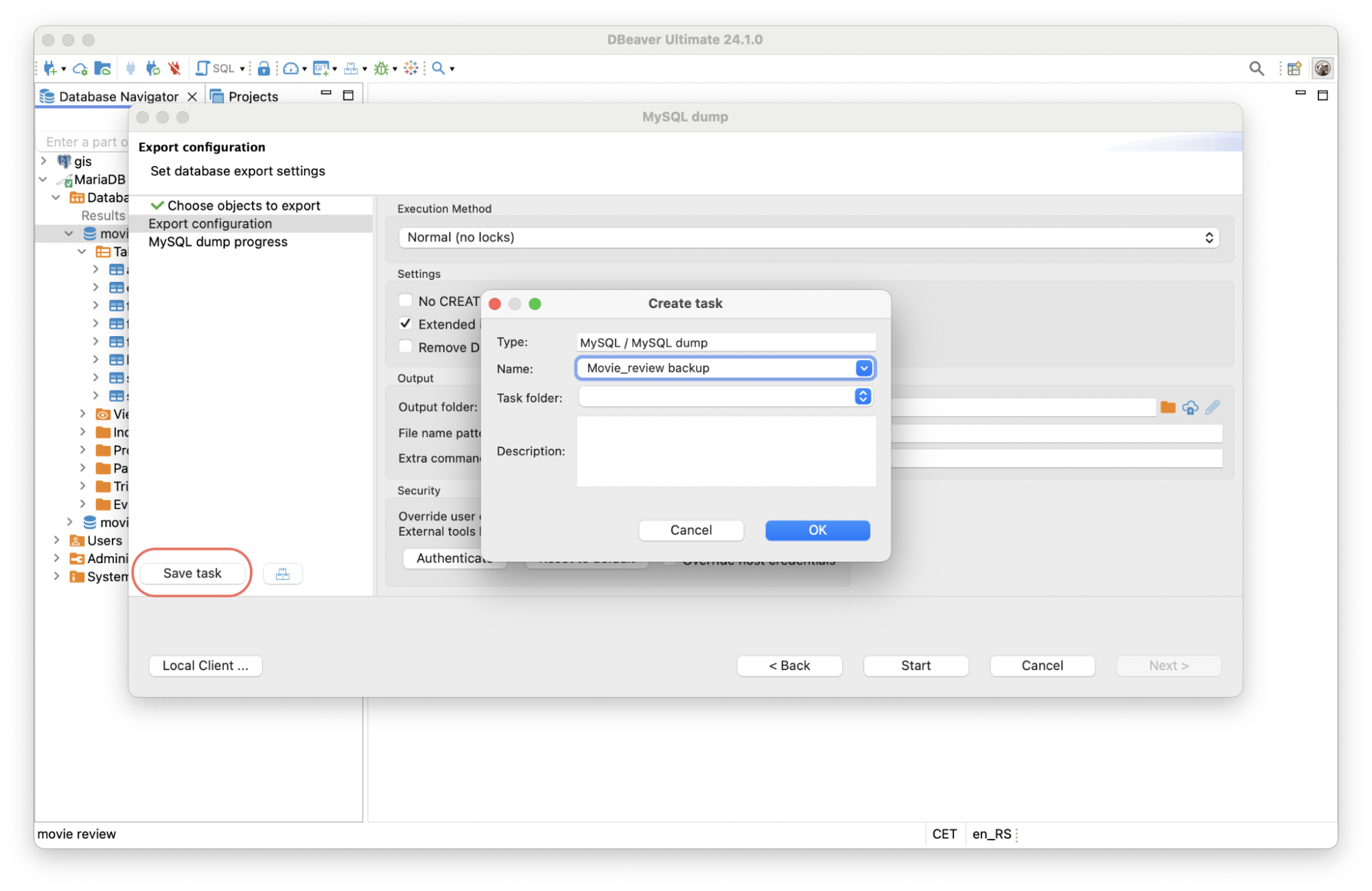 Backup And Restore Your Database In Dbeaver