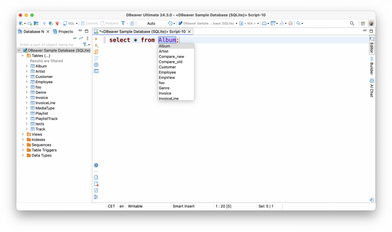 SQL Best Practices in DBeaver: Write queries faster with SQL Templates